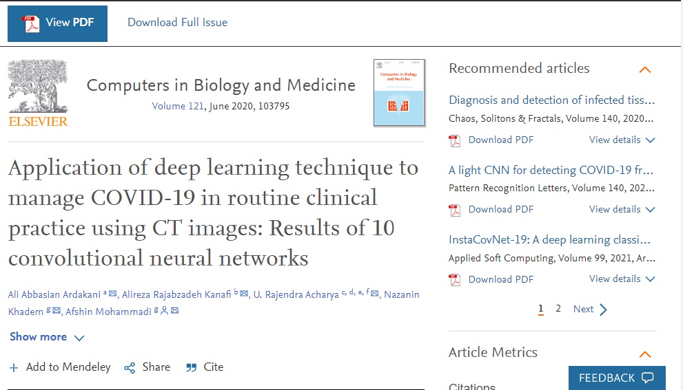 Application of deep learning technique to manage COVID-19 in routine ...